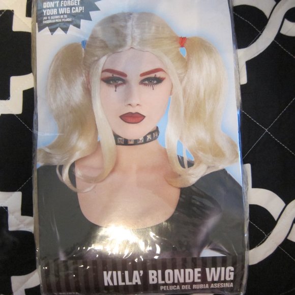 Amscan | Hair | Killa Blonde Wig Halloween Costume Suicide Squad ...